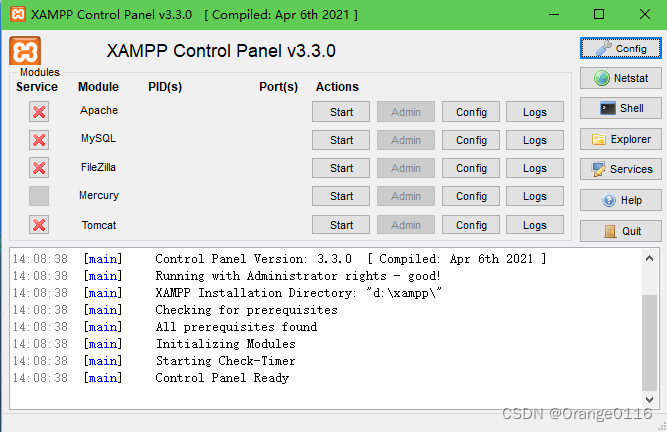Php环境配置 Xampp集成工具 Xampp集成php Csdn博客