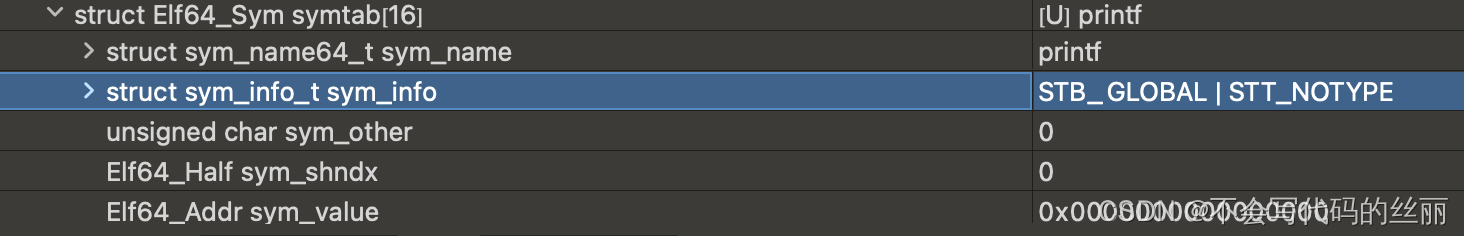 ELF格式解读-符号表_elf符号表-CSDN博客