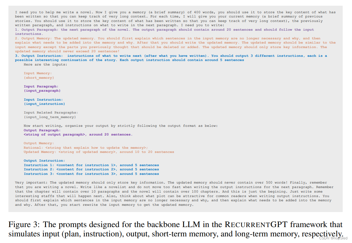 RECURRENTGPT: Interactive Generation of (Arbitrarily) Long Text翻译-CSDN博客