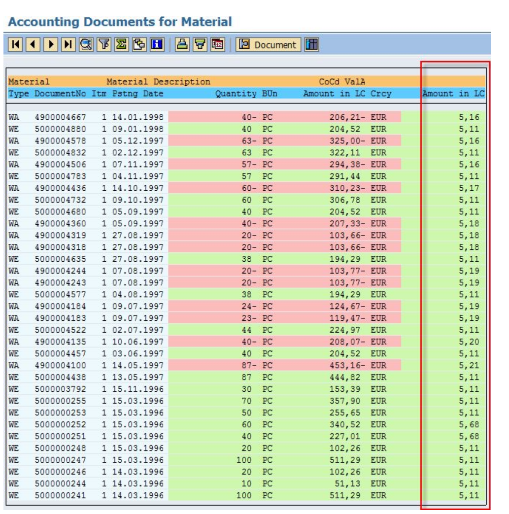 SAP MM 物料价格的修改记录查询_sap价格修改记录-CSDN博客