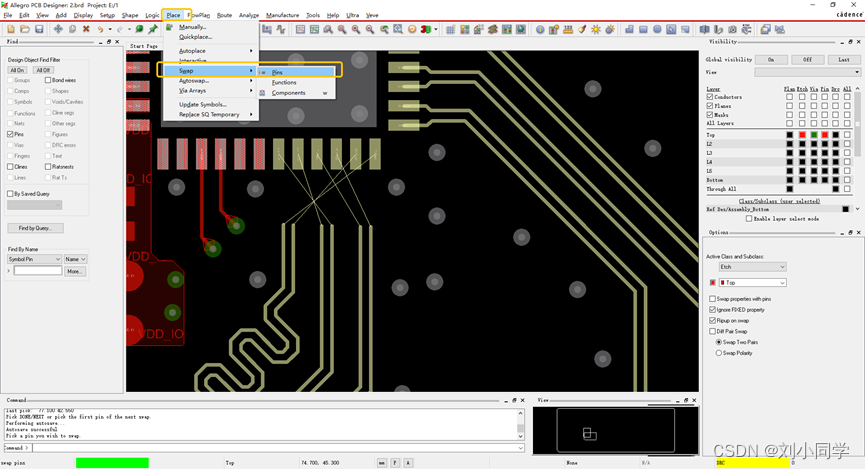 Cadence Allegro PCB设计88问解析(二十五) 之 Allegro中交换pin网络（交换器件引脚）_allegro swap pin-CSDN博客
