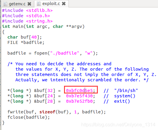 软件安全实验——lab9（缓冲区溢出：return-to-libc绕过非可执行堆栈）_return-to-libc示例-CSDN博客