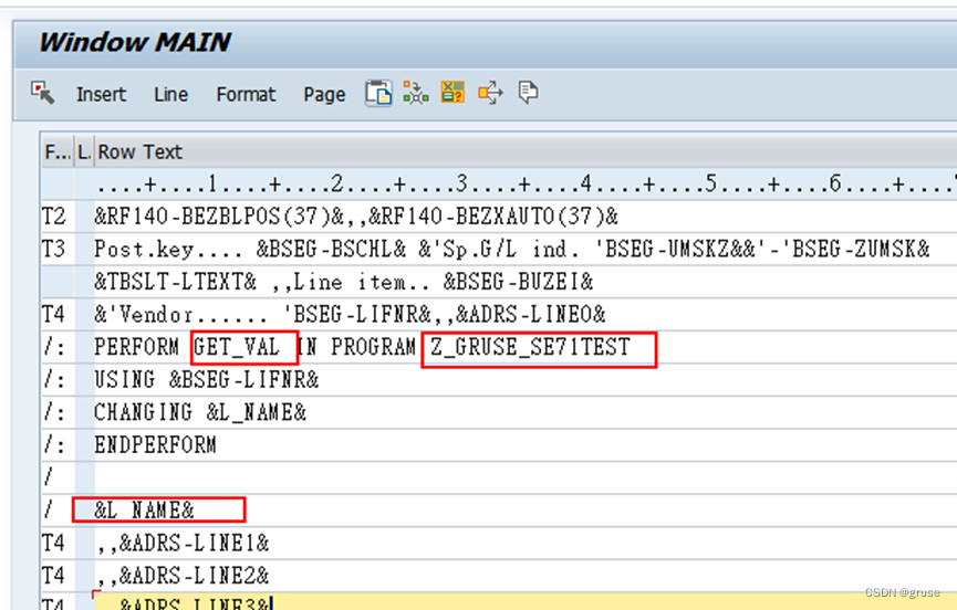 SAP Script ABAP Preform sap Se71 CSDN 