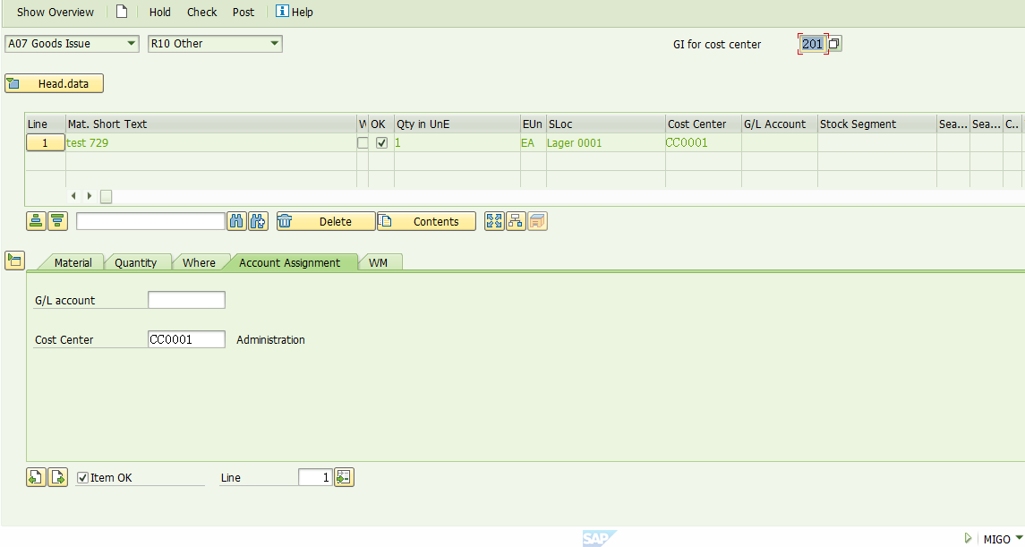 SAP WM初阶之IM层面货物移动后WM层面自动完成TO创建和确认_sap 启用wm管理-CSDN博客