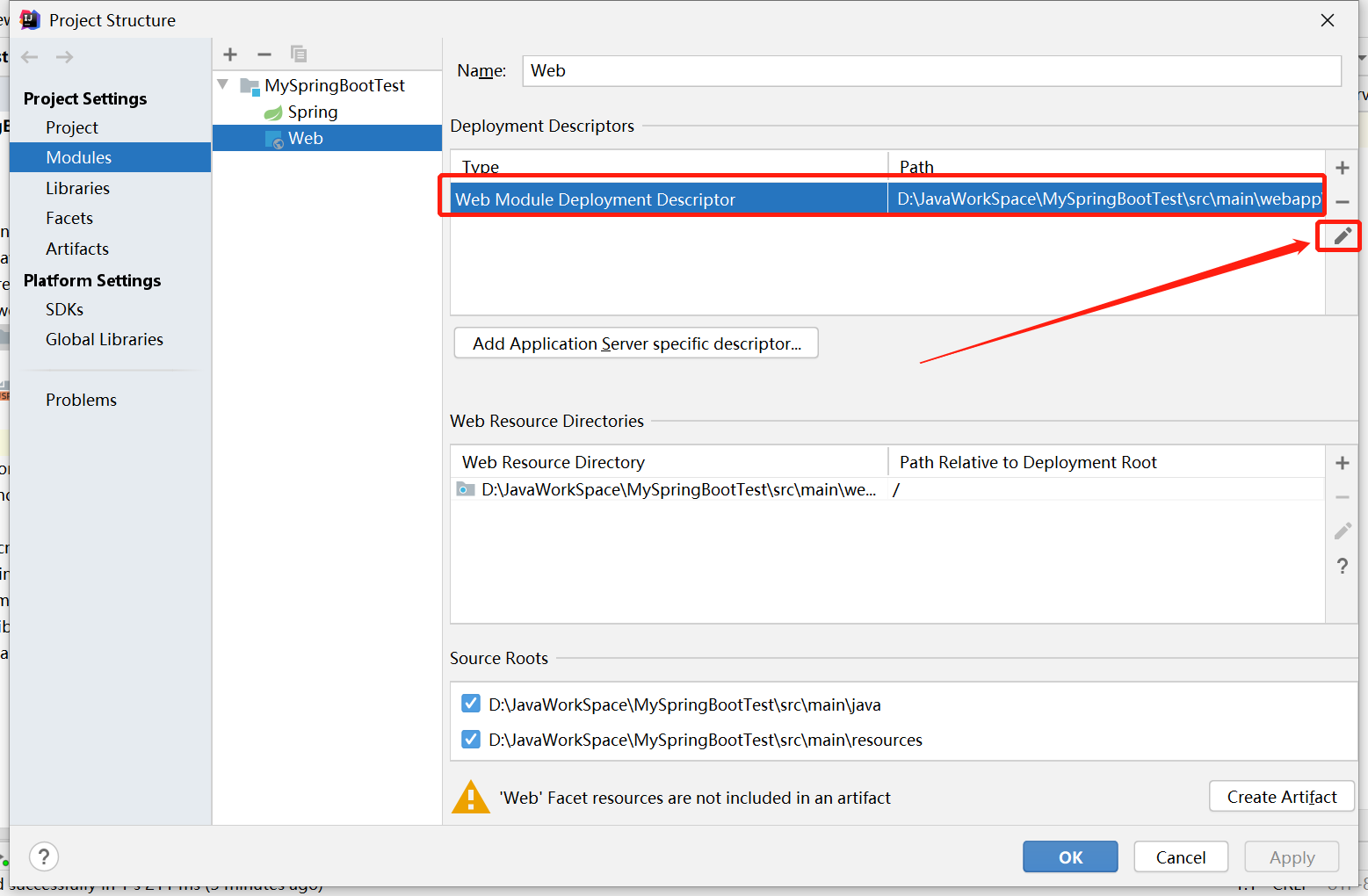SpringBoot项目添加webapp目录,解决Path with “WEB-INF“ or “META-INF“_springboot webapp目录-CSDN博客