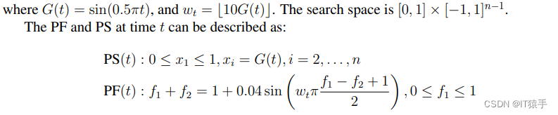 CEC2018：动态多目标测试函数DF1-DF5的PS及PF（提供MATLAB代码）-CSDN博客