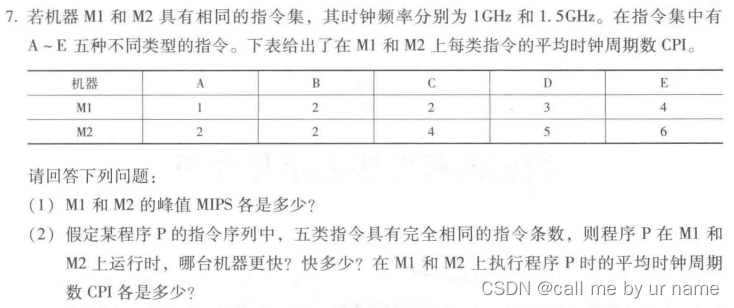 计算机系统基础第一章·CPI、MIPS_cpi mips-CSDN博客