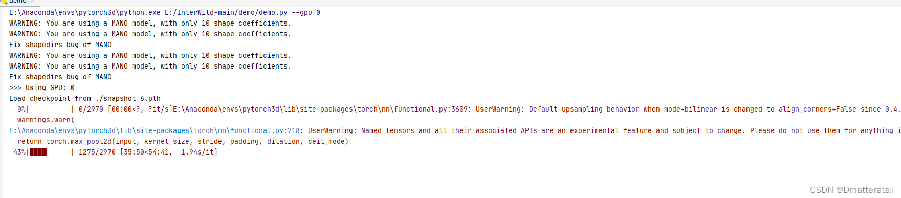 关于“为外部场景3D 交互手部恢复将输入引入共享域”的 PyTorch 官方实现，[CVPR 2023] ；facebook/research/InterWild交互手势恢复代码跑通-CSDN博客