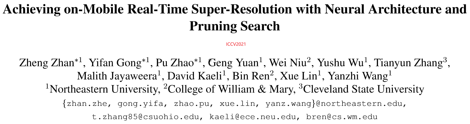 Achieving on-Mobile Real-Time Super-Resolution with Neural Architecture and Pruning Search-CSDN博客