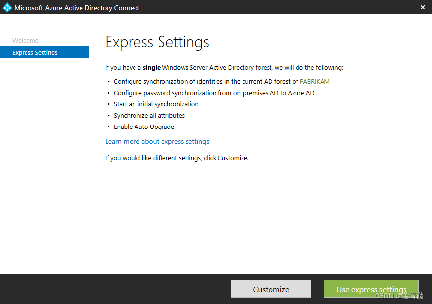 Azure AD 混合标识同步_csdn azure ad connect-CSDN博客