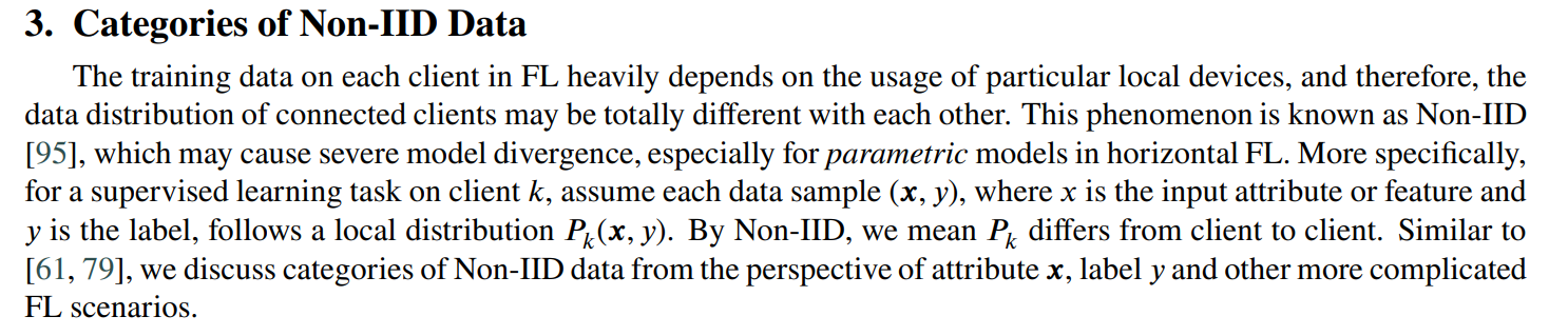 联邦学习中常见的Clients数据Non-IID非独立同分布总结_noniid数据-CSDN博客