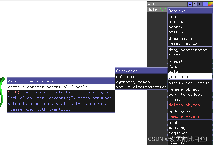 Pymol教程--surface/cartoon透明度的调节(静电势能)_pymol设置透明度-CSDN博客