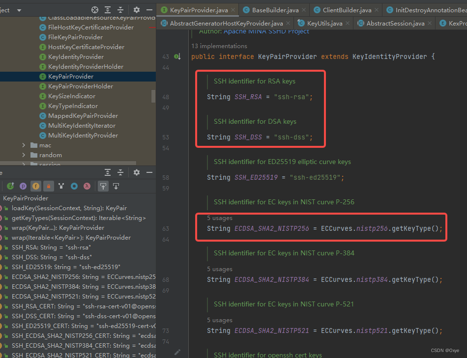 sftp连接工具ganymed-ssh2，连接不到Apache SSHD sftp服务器的问题_unable to negotiate key exchange for kex ...