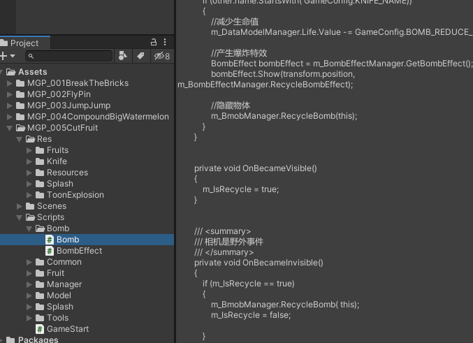 Unity 游戏实例开发集合 之 CutFruit (切水果(水果忍者)) 休闲小游戏快速实现_unity3d切水果-CSDN博客