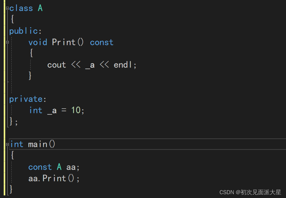 【C++】 const成员函数 / 取地址重载_const定义的数组怎么取地址-CSDN博客