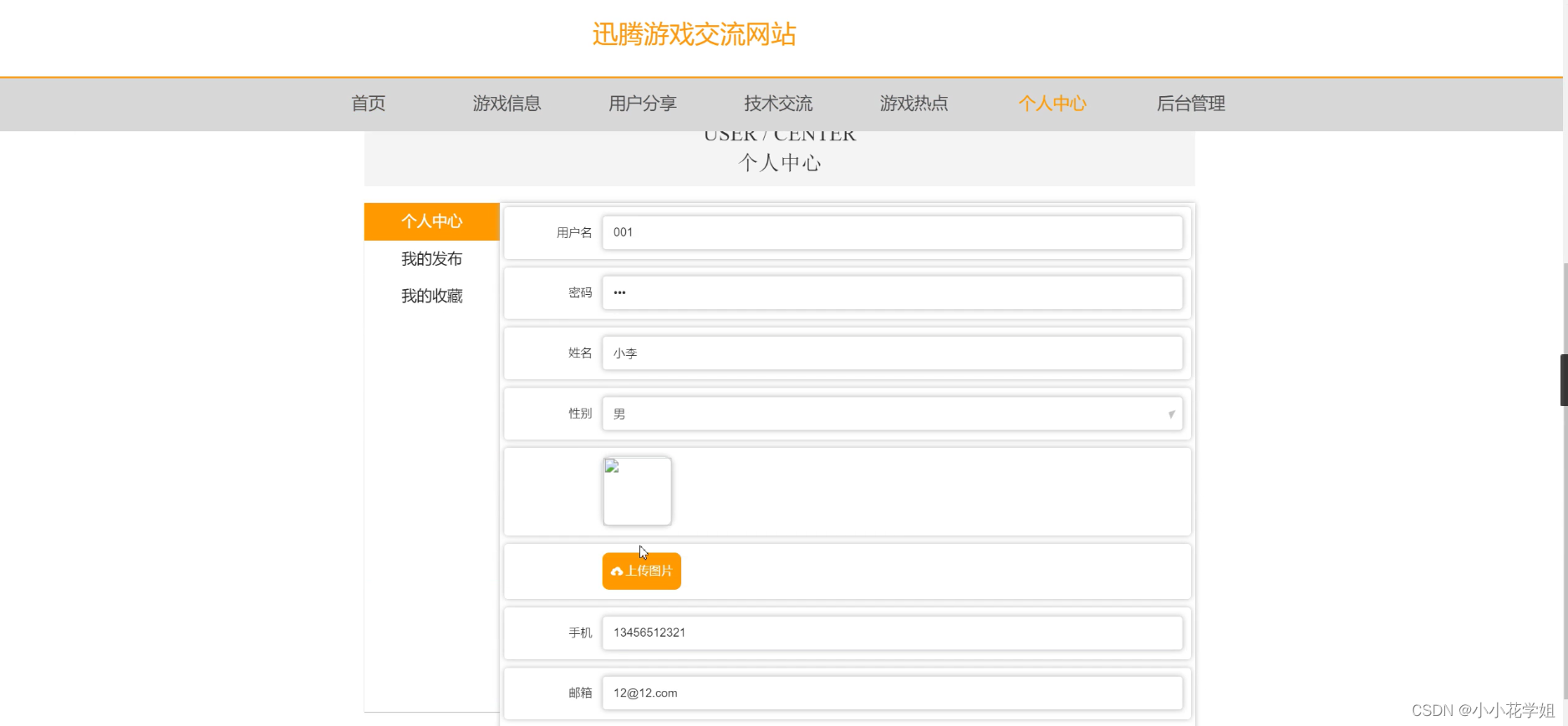 Java毕设项目迅腾游戏交流网站（javavuemybatismavenmysql）java毕设中文前端页面模板github Csdn博客 