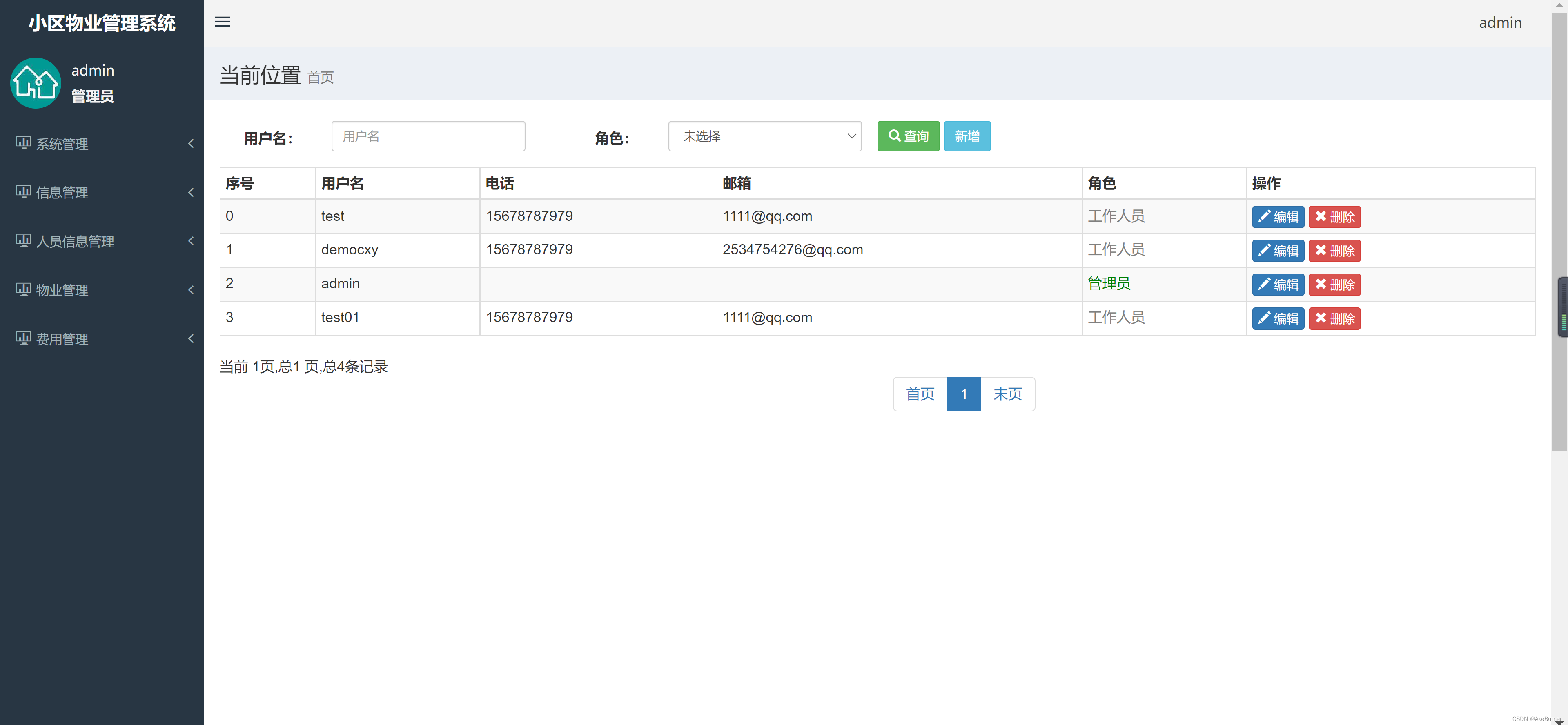 物业管理系统小区物业管理系统axeburner的博客 Csdn博客