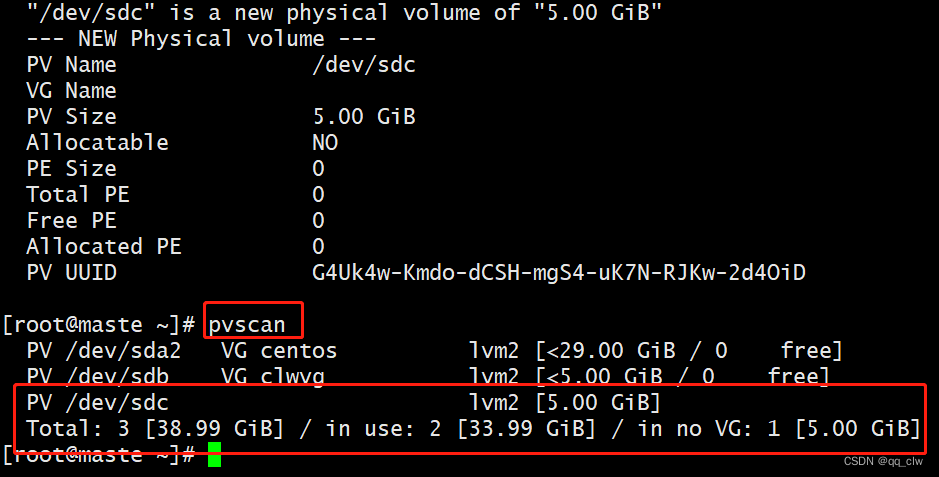 一、CentOS LVM磁盘扩容问题（一）_使用lvm技术将30g磁盘为pv-CSDN博客