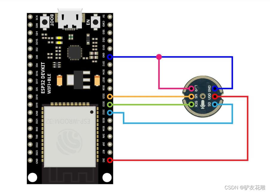 【雕爷学编程】Arduino动手做（198）---INMP441全向麦克风模块-CSDN博客