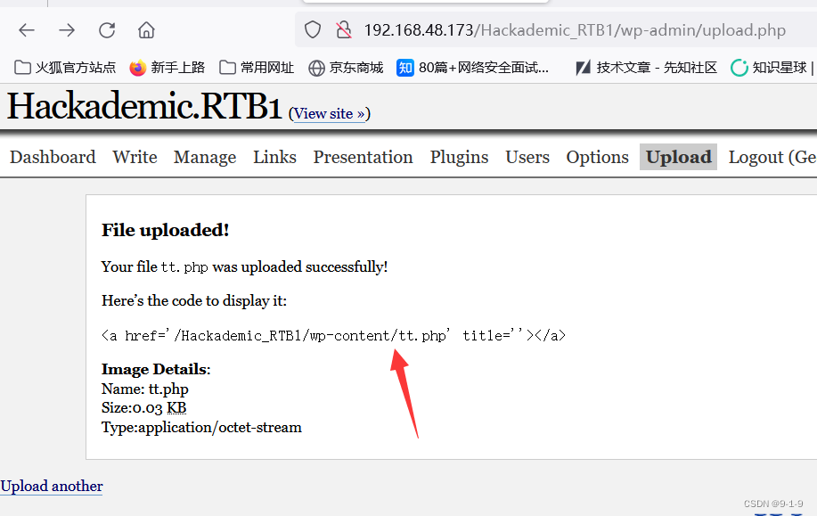 Hackademic.RTB1靶场详细通关教程-CSDN博客