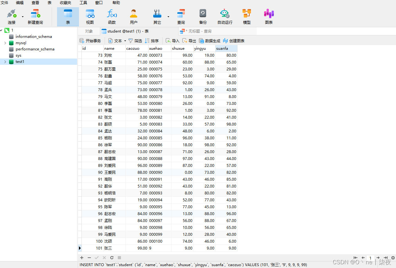 MySQL常用命令、Navicat使用教程_navicat命令行操作-CSDN博客