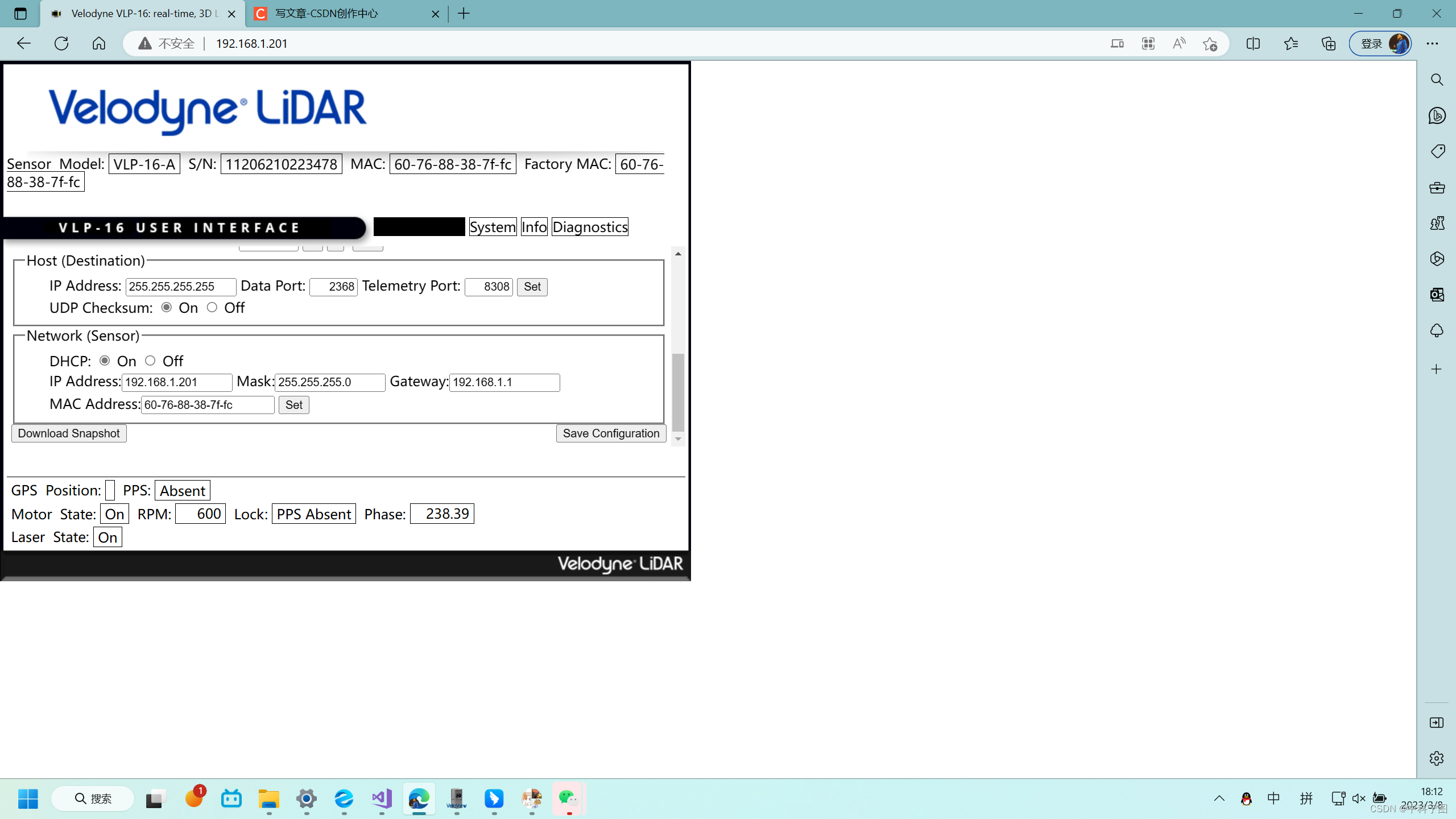 详解Velodyne VLP16激光雷达的使用_velodyne 的 16 线激光雷达-CSDN博客