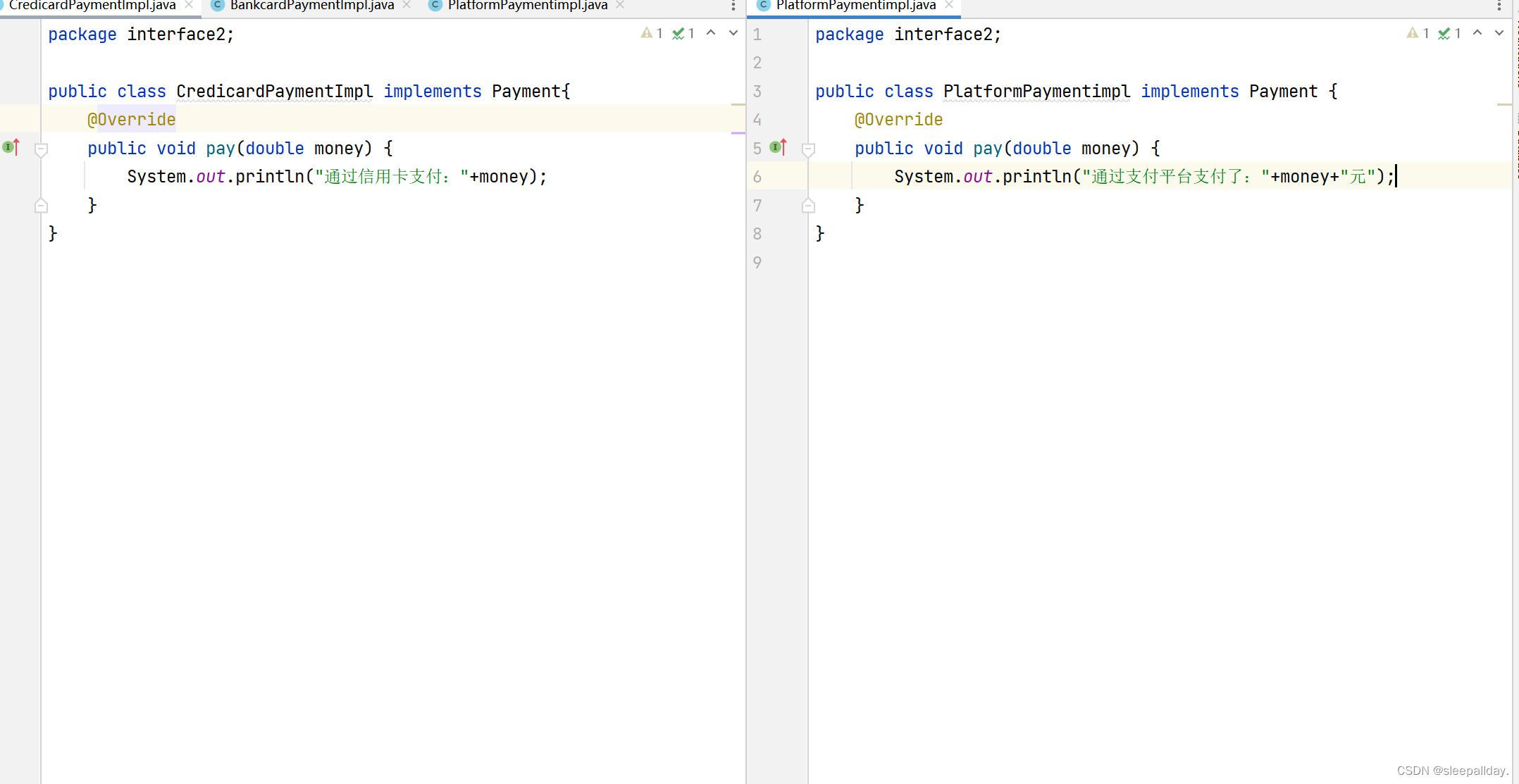 Java面向对象②_b)请编写orderservice接口的实现类,并实现接口中的所有抽象方法。-CSDN博客