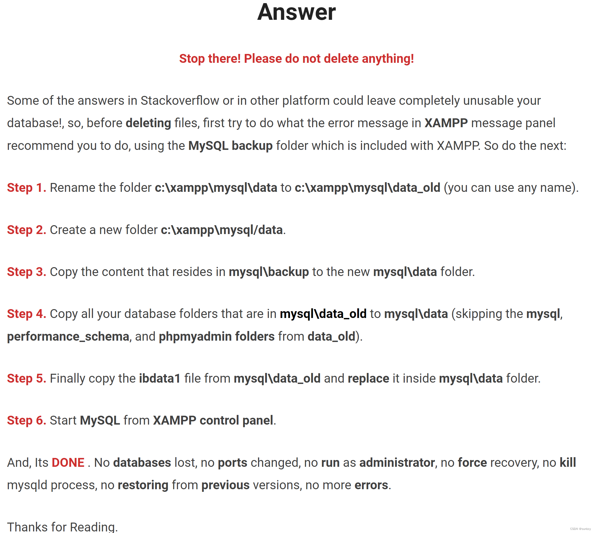 【已解决】Xampp+MySQL+Error: MySQL shutdown unexpectedly._mysql shutdown ...