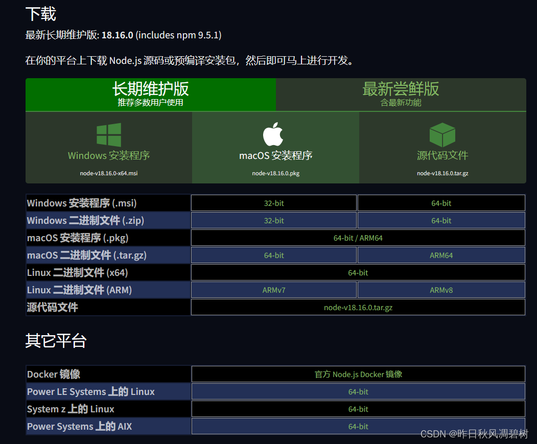 Nodejs的安装及配置环境变量node环境变量设置 Csdn博客