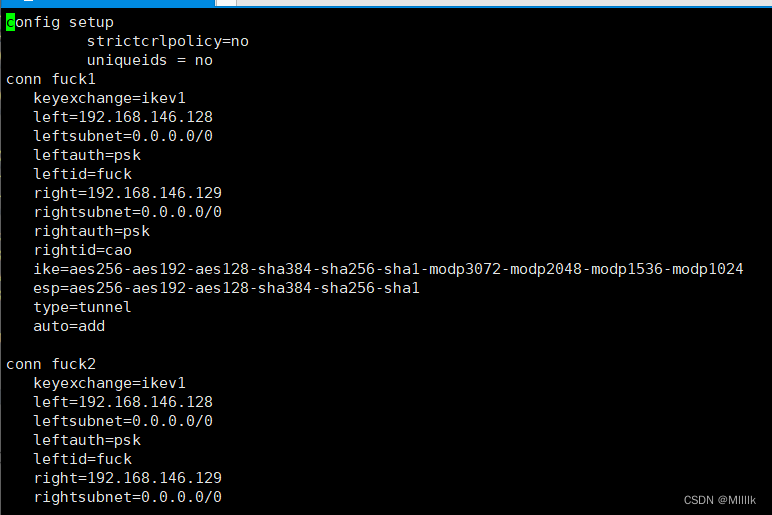 Strongswan的部分配置_strongswan 日志-CSDN博客