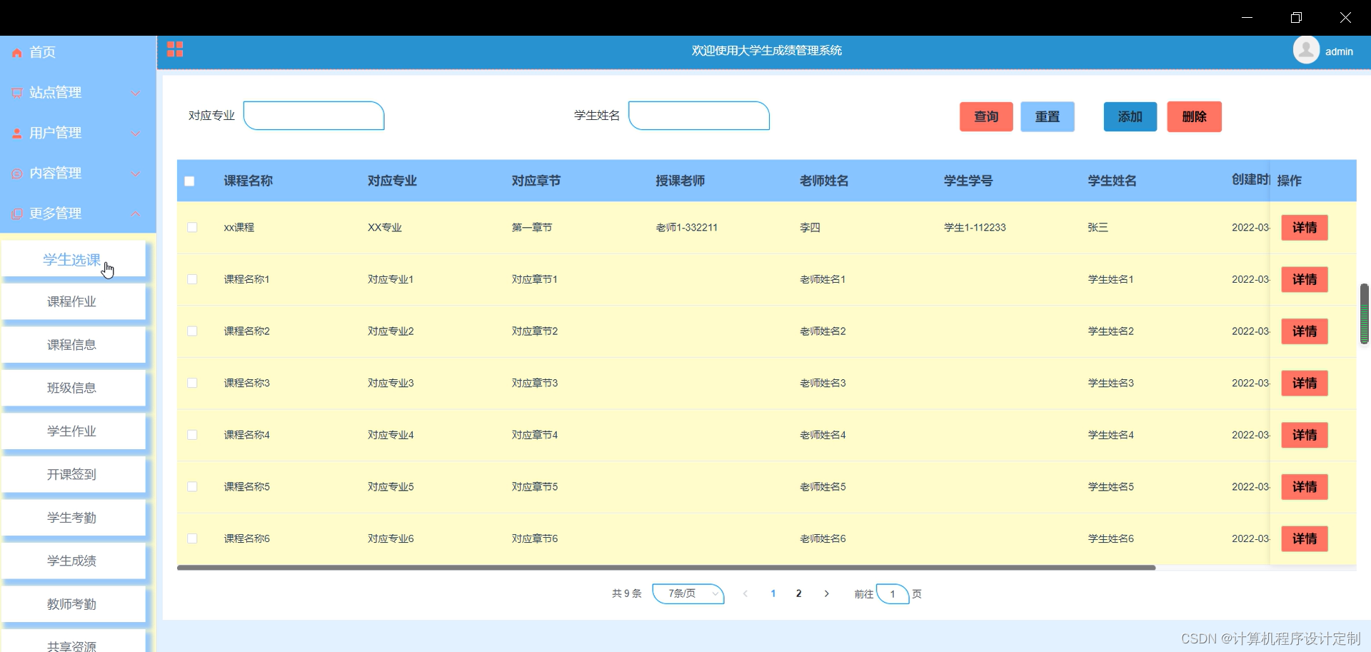 ssm基于java的大学生成绩管理系统130930-CSDN博客