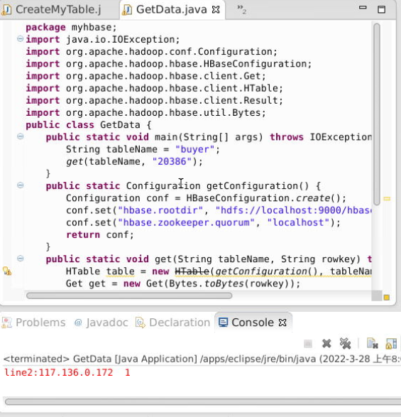 【超详细】Linux系统 hbase JAVA API实验报告_hbase api接口操作实验-CSDN博客