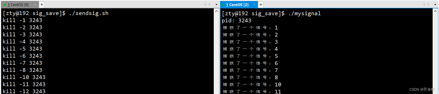 【信号】信号保存 {管理信号的数据结构：pending，block，handler；信号集；sigset_t类型；信号集操作函数；相关系统调用：sigpending, sigprocmask ...