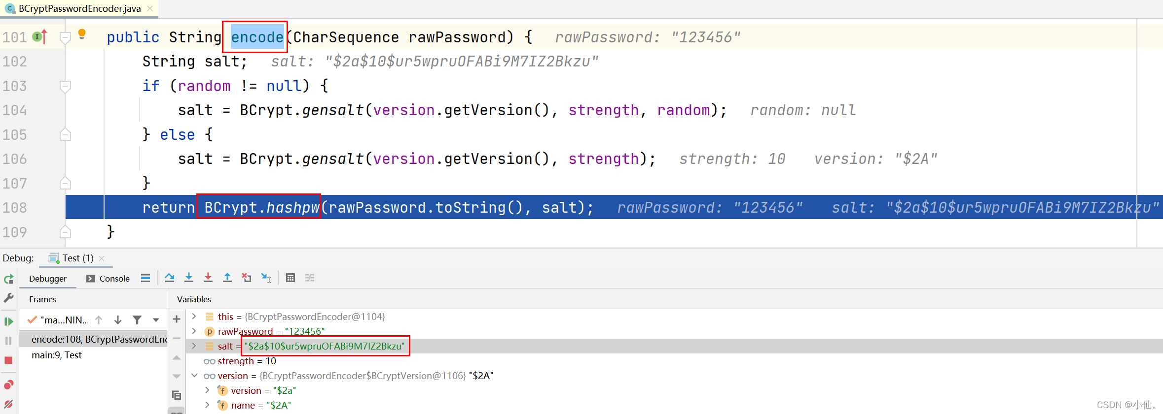 Spring——》springsecurity中的bcryptpasswordencoder算法spring Security Bcryptpasswordencoder Csdn博客