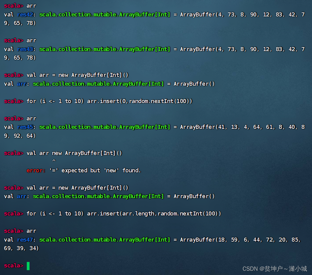 大数据处理学习笔记1.6 Scala数据结构_scala学习笔记-CSDN博客
