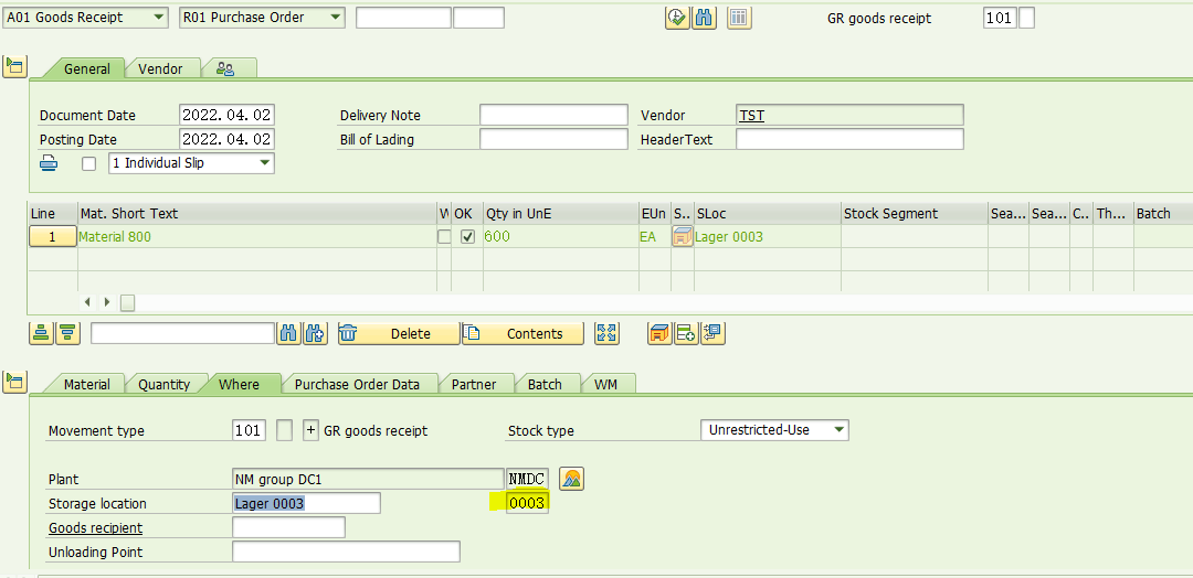 SAP WM 使用Storage Location Reference实现IM层面的存储地点和WM层面的存储类型之间的软关联_sap ewm warehouse storage ...