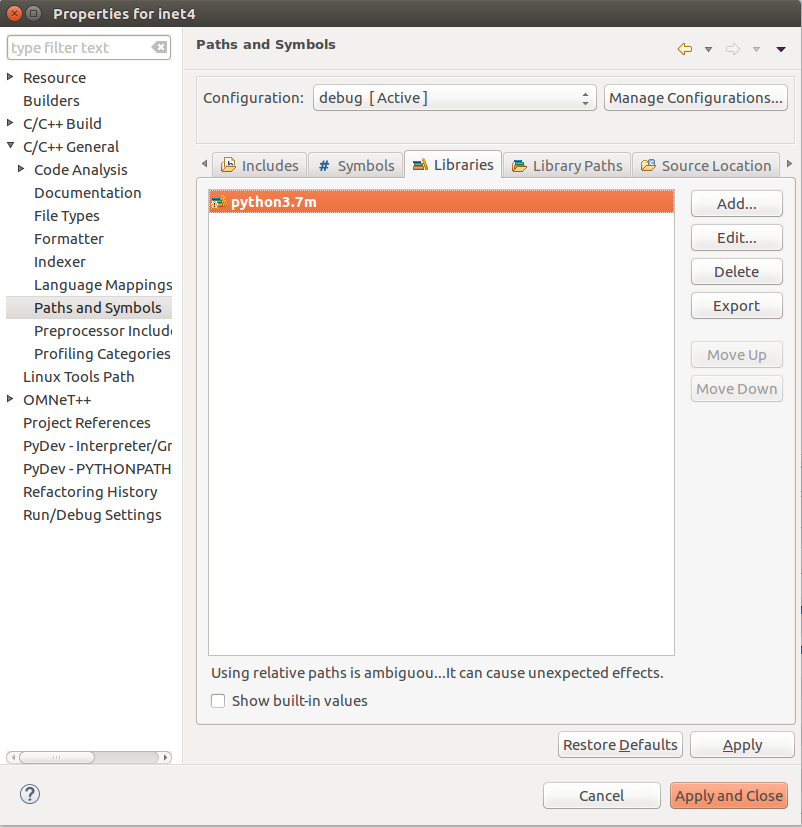 Ubuntu16.04 OMNeT++配置 C++调用Python和TensorFlow_omnet python-CSDN博客