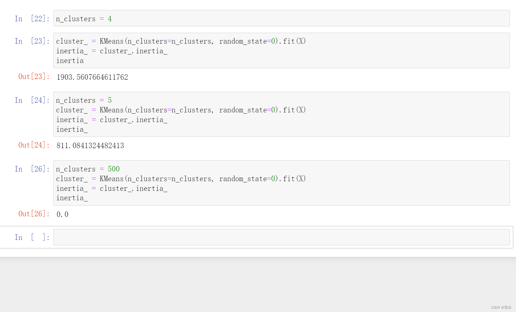 sklearn学习-聚类算法Kmeans_kmeans输出聚类中心sklearn-CSDN博客