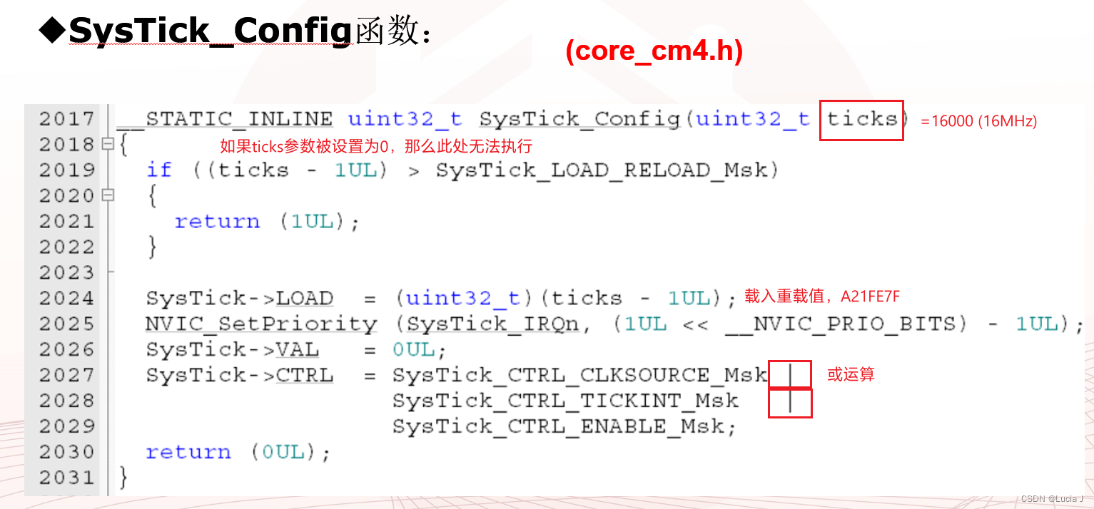嵌入式系统原理（笔记）：SysTick时钟定时器_arm cm7 0xe000e018-CSDN博客