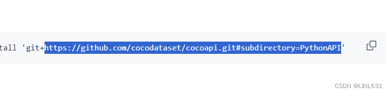 pip3 install ‘git+https://github.com/cocodataset/cocoapi.git#subdirectory=PythonAPI‘_pip3 ...