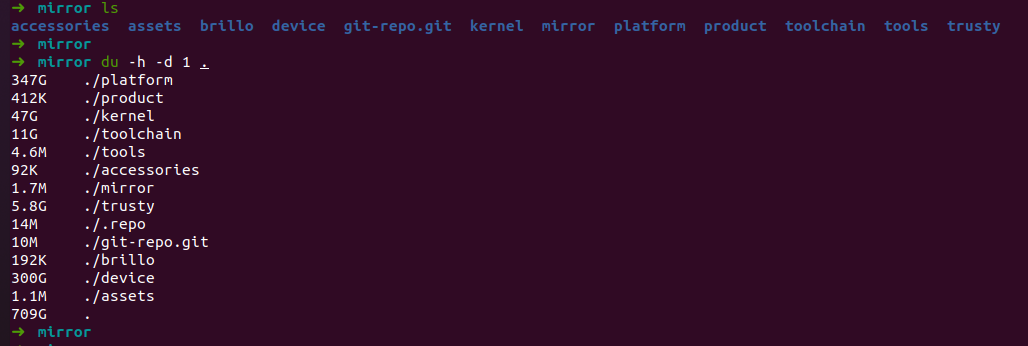 AOSP 安卓源码镜像究竟有多大？_aosp大小-CSDN博客