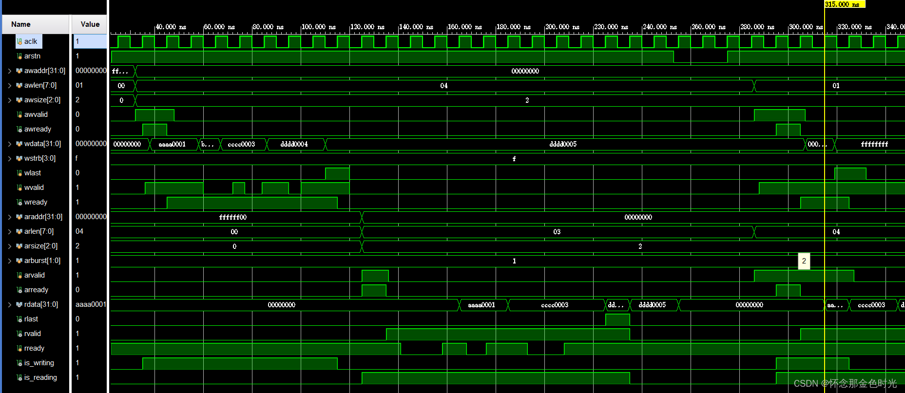 AXI4 FULL SLAVE的Verilog实现(二)_axi verilog-CSDN博客