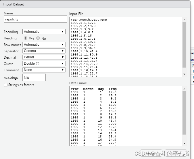 R语言初学的导包问题和解决方案。加载包、导包In data() : 没有‘’这个数据集。Warning message:The filename, directory name_r语言报错说没 ...