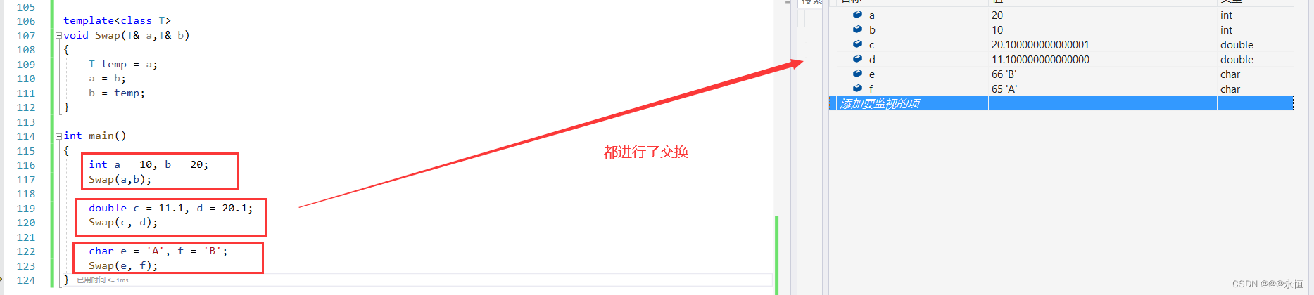 C模板初阶 Csdn博客 