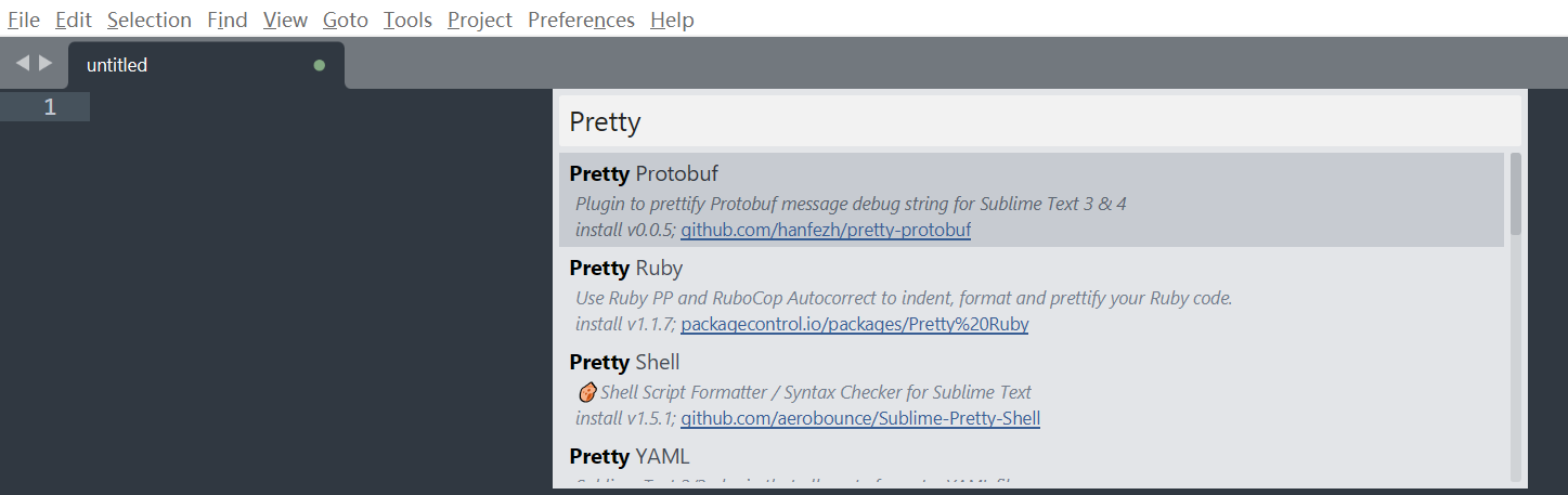 Installation of the json plug -in in Sublime - Programmer Sought
