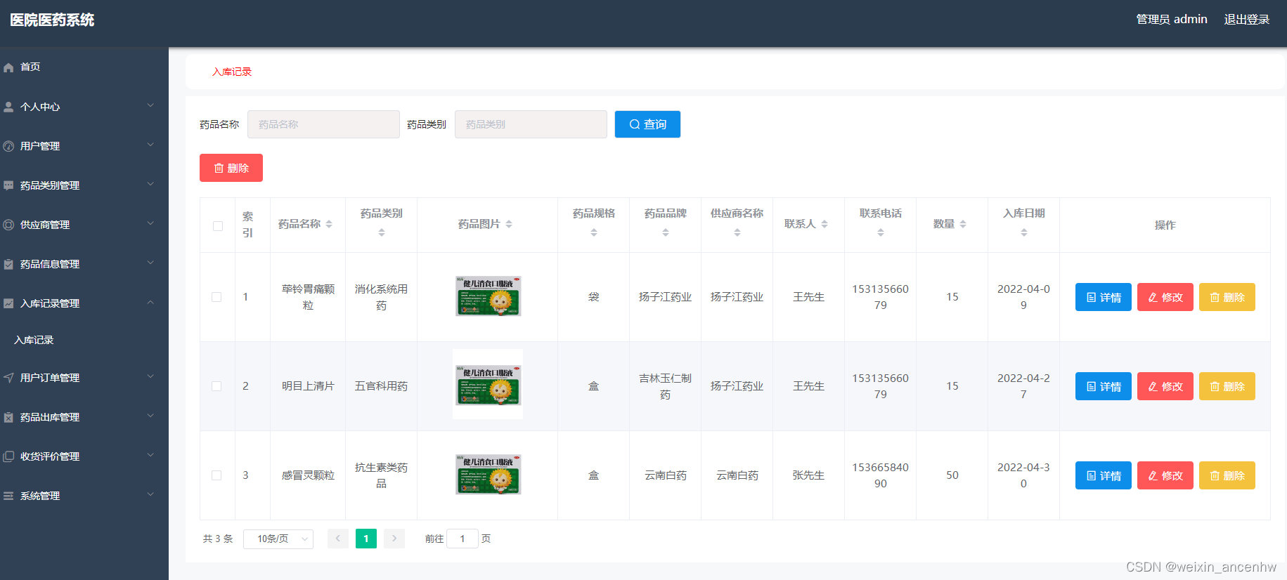 基于springboot的医院药品管理系统的设计与实现zip(论文项目源码)基于spring Boot的药品管理系统设计与实现 Csdn博客