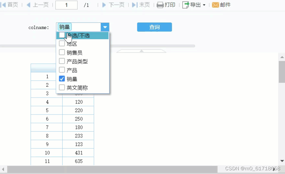 开源报表软件 Finereport 使用函数实现动态列 帆软报表单元格显示 Name Csdn博客