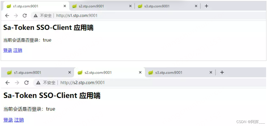 单点登录原理、解决方案、基于satoken的实现_基于token的单点登录认证-CSDN博客
