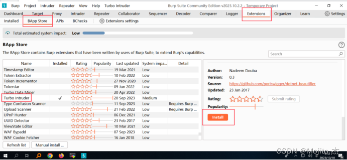 利用burpsuite的turbo-intruder插件进行高并发爆破_turbo intruder-CSDN博客